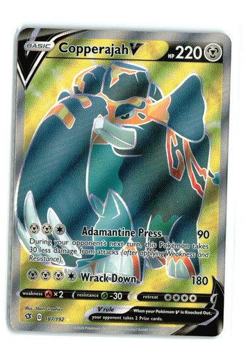 Copperajah V 187/192 Pokemon TCG NM | eBay