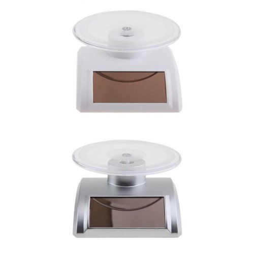2PCS Mini Solar Powered Turntable Rotating Display Stand Jewelry Cell ...