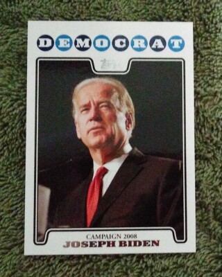 Joseph Biden 2008 Topps Card Democratic Nominee C08-JB, NM-MT | eBay
