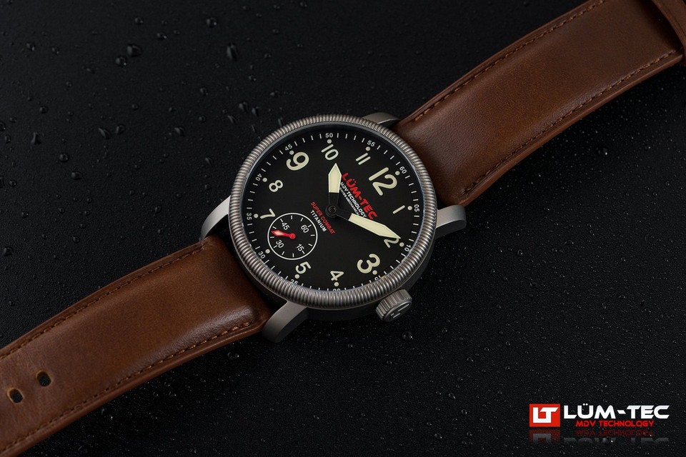 Lum-Tec Watch - Super Combat B2 Handwind Titanium Case 300 Meter WR w ...
