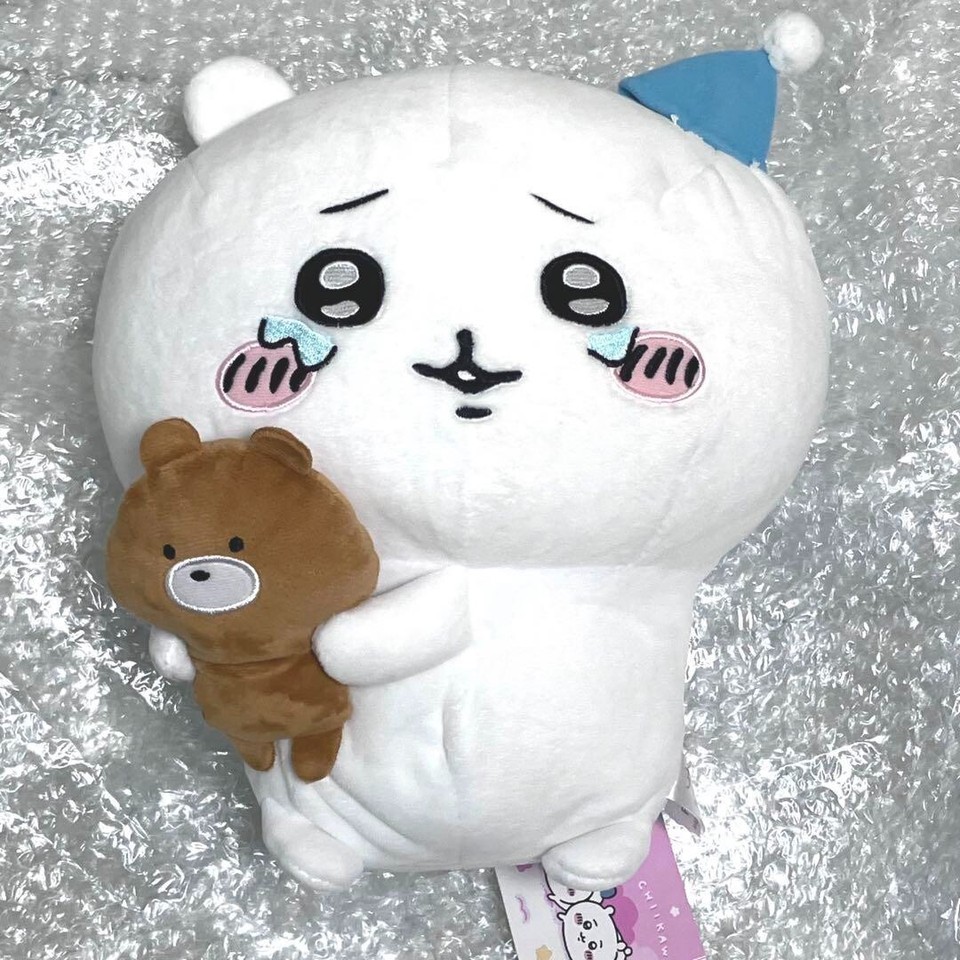 Chiikawa Hachiware Big Plush Toy Doll 2 Set Nightmare Happy Birthday ...