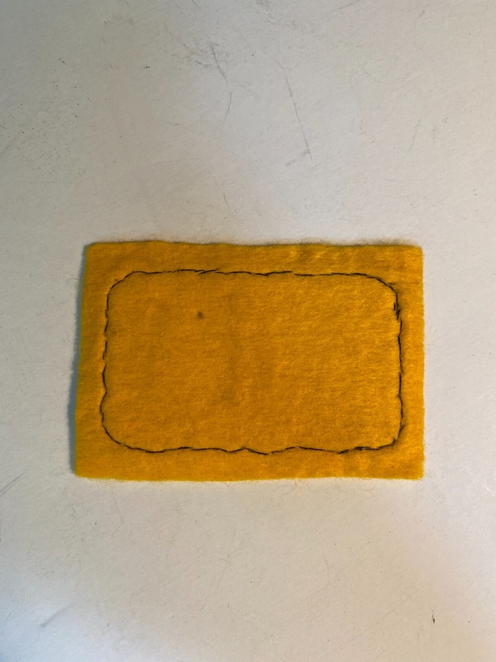 Pk1119 WW2 US Army 2nd Corp On Yellow Wool Back For Cavalry Patch L1B ...