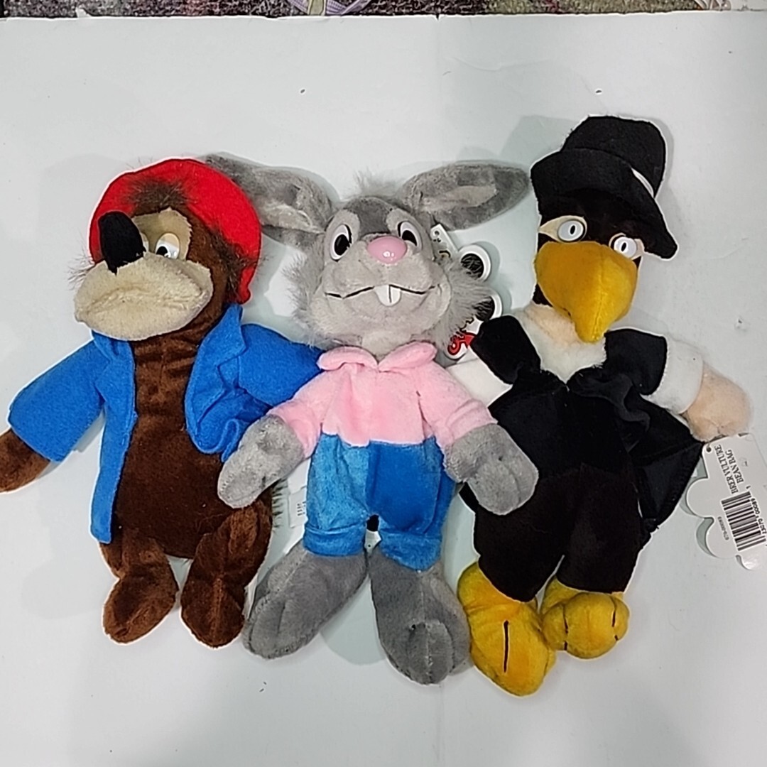 Vtg Mouseketoys Song of the South 7" Brer Bear Rabbit Vulture Plush Lot ...