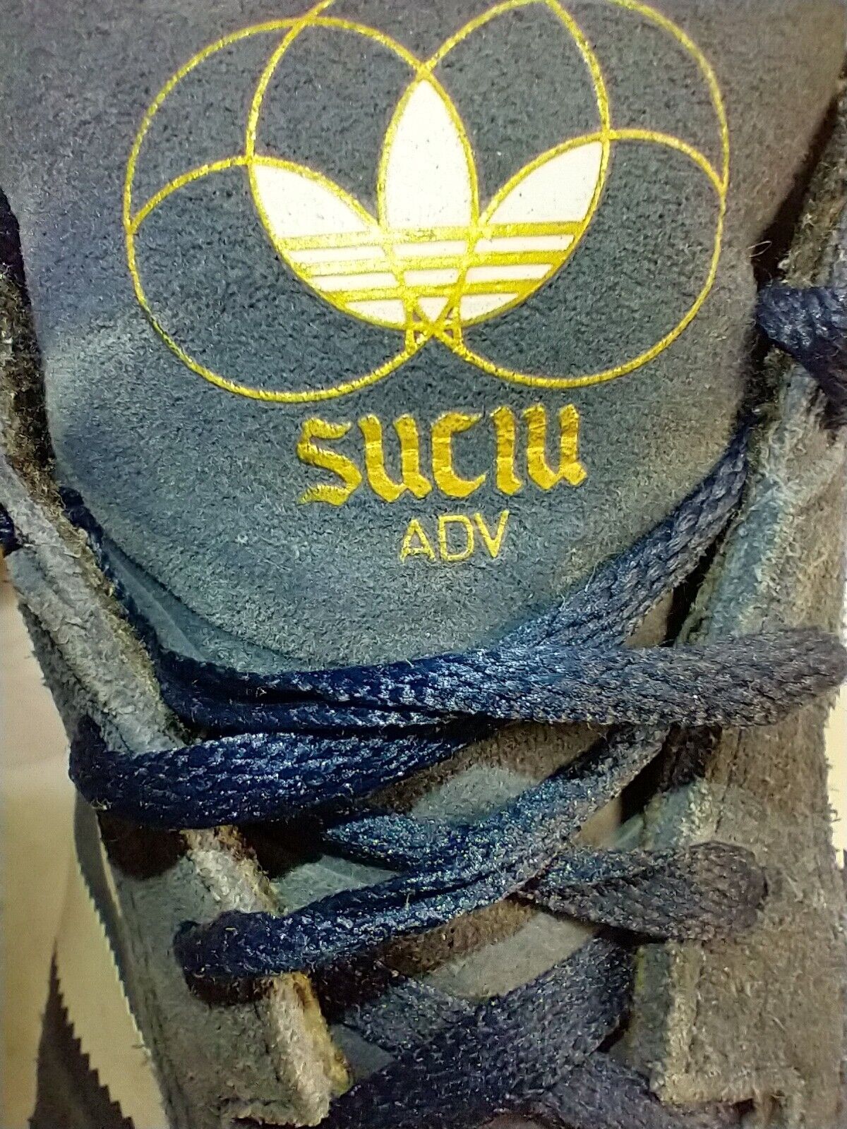 Adidas SUCIU Blue Suede Skateboarding Shoes Sneakers Men's sz 13 | eBay