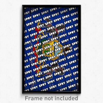 Spry Pennsylvania Poster (PA City Souvenir 11x17 Town Print) | eBay