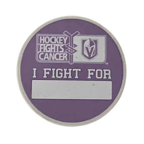 Vegas Golden Knights Hockey Fights Cancer Logo Puck | eBay