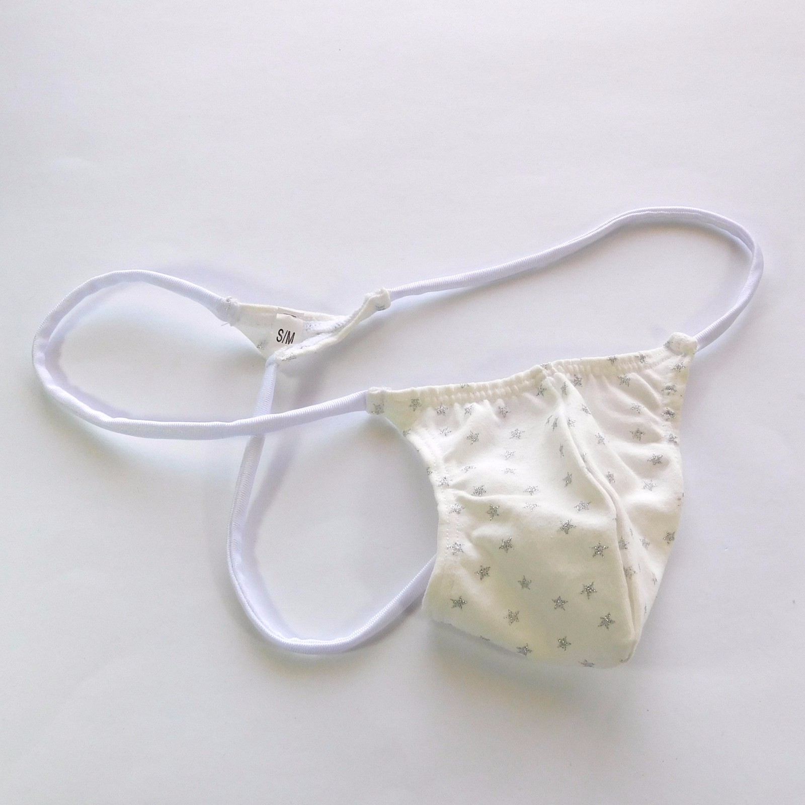 RC449 Mens String Thong Contoured Pouch Small Triangle Back Cotton ...