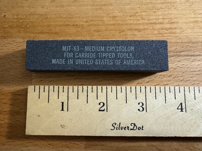 Norton 61463687290 MJT-63 3-1/2"X3/4"X1/2" Medium Crystolon Stone Lot ...