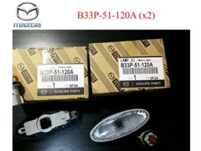 MAZDA GENUINE OEM Front Fender Turn Signal Clear lens Lamp ☆ B33P-51 ...