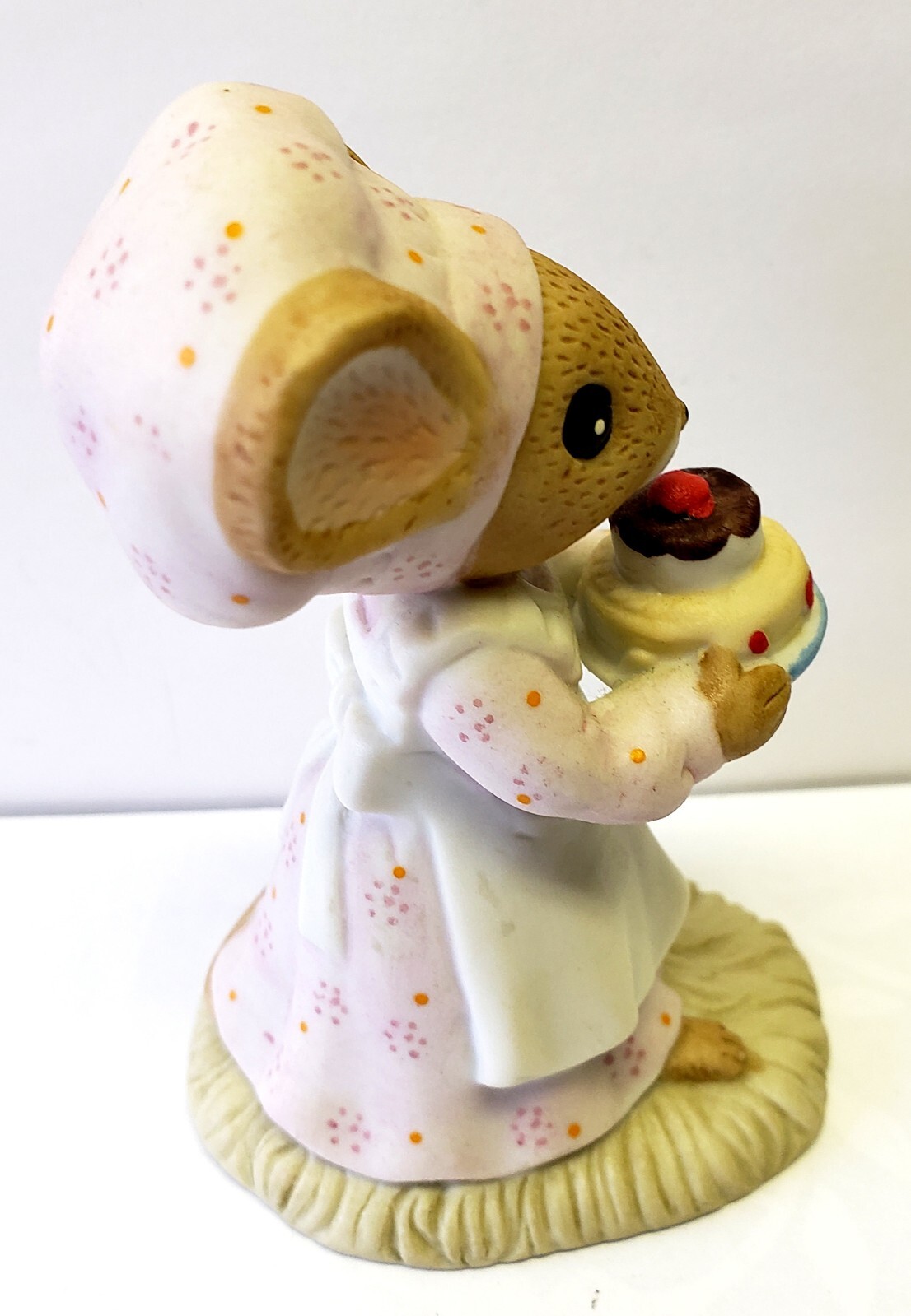 Vtg Enesco COUNTRY CALICO MICE Figurine Days Of The Week SATURDAY 1982 ...