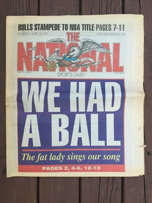 The final edition of The National sports daily | eBay