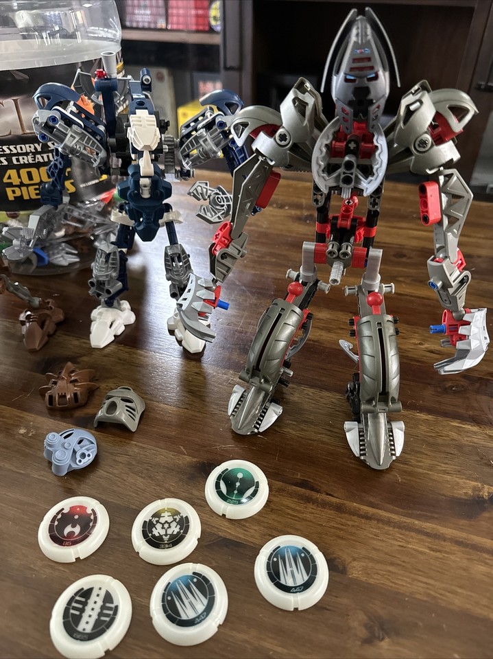 Original Bionicle Lot- Several Hundred Pieces- Tubes Included- Includes ...