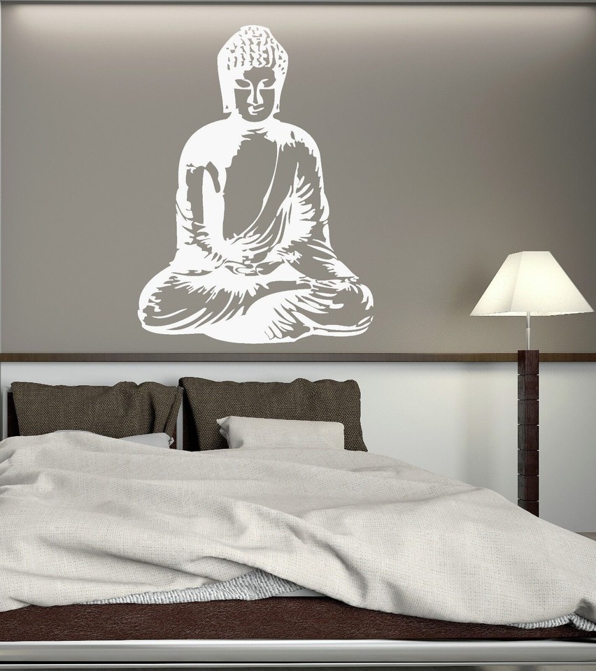 Wall Sticker Buddha Meditation Buddhism Religion Mantra Vinyl Decal ...
