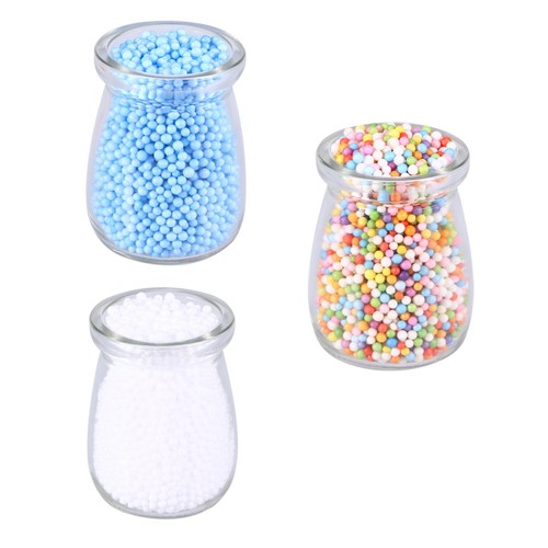 4 Bags Balls for Clay Colorful Balls Beads Mini Decorative Ball Arts ...
