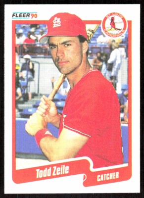 1990 3916A Fleer Todd Zeile Rookie St. Louis Cardinals #265 | eBay