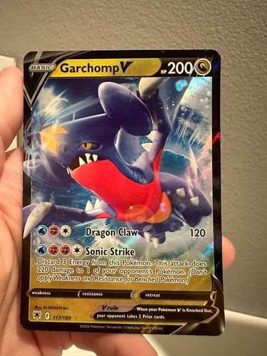Garchomp V 117/189 Ultra Rare Holo - 2022 Pokemon Astral Radiance NM ...