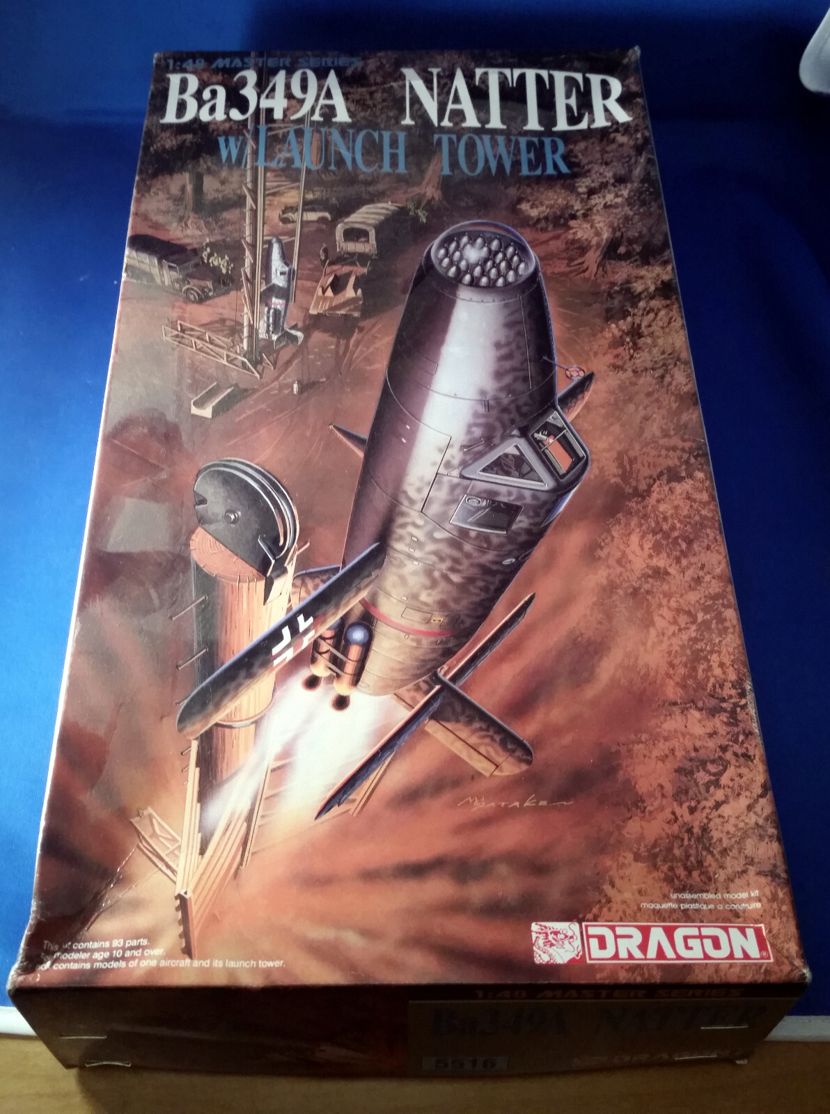 Dragon Master Series DML Ba349A Natter w/Launch Tower 1/48 Scale Model ...
