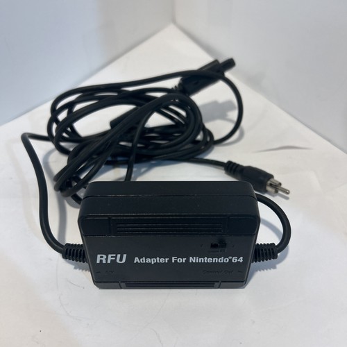 Nintendo 64 RFU Adapter by Performance P-067F N64 Audio Video AV Cord ...
