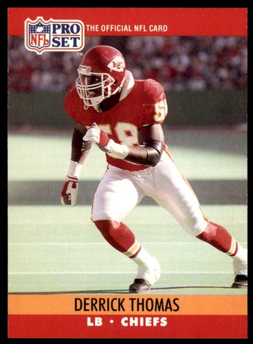 1990 Pro Set Derrick Thomas Kansas City Chiefs #536 | eBay