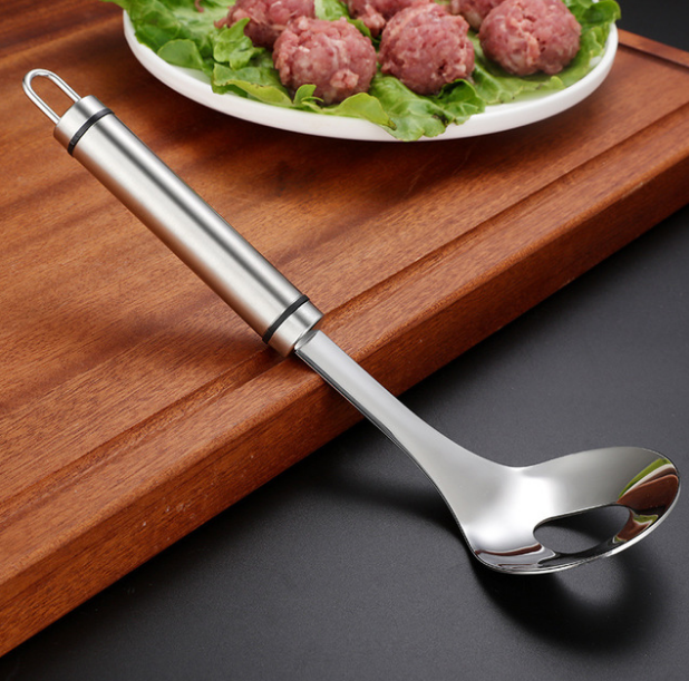 Stainless steel meatball spoon kitchen tool mold ball maker extrusion ...