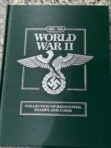 World War II Collection of Banknotes, Stamps, and Coins, in a ...