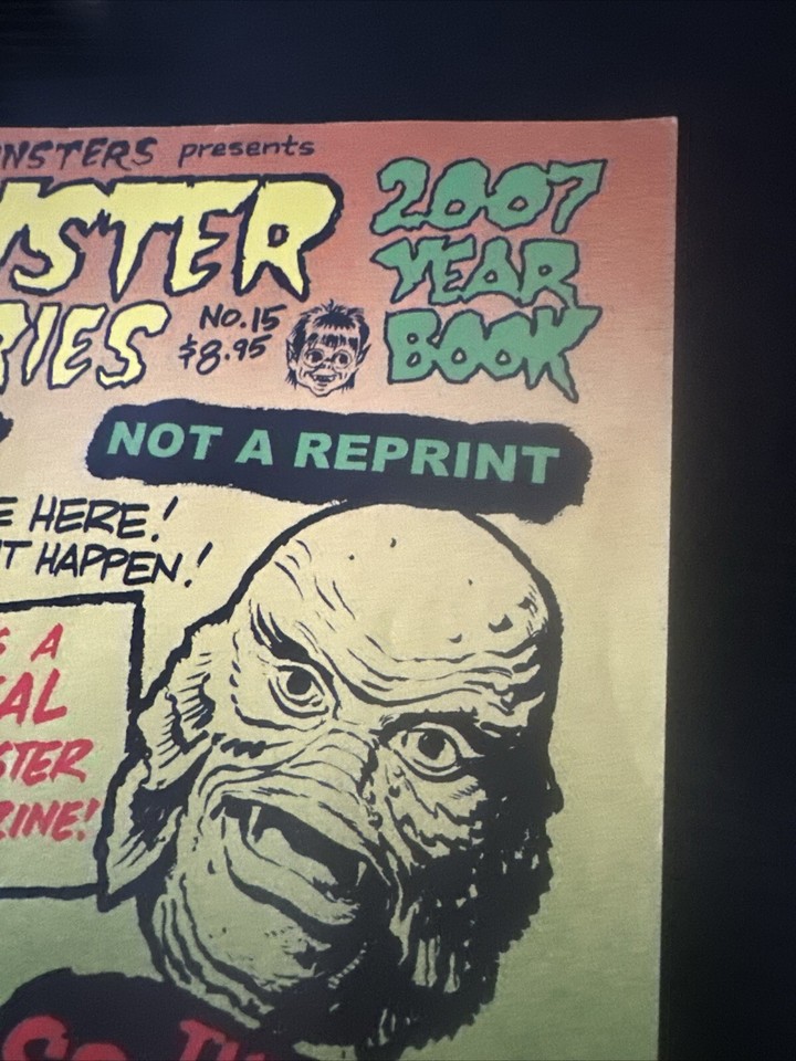 Scary Monsters Memories 2007 Year Book No.15 Horror Monsters Movies | eBay