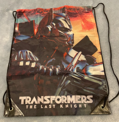 Transformers The Last Knight Black Drawstring Tote Backpack Bag | eBay