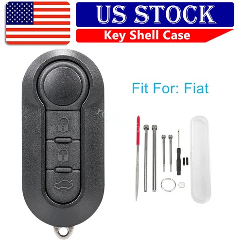For 2010-2017 Fiat Bravo Doblo Remote Key Fob Shell Case 3 Buttons ...