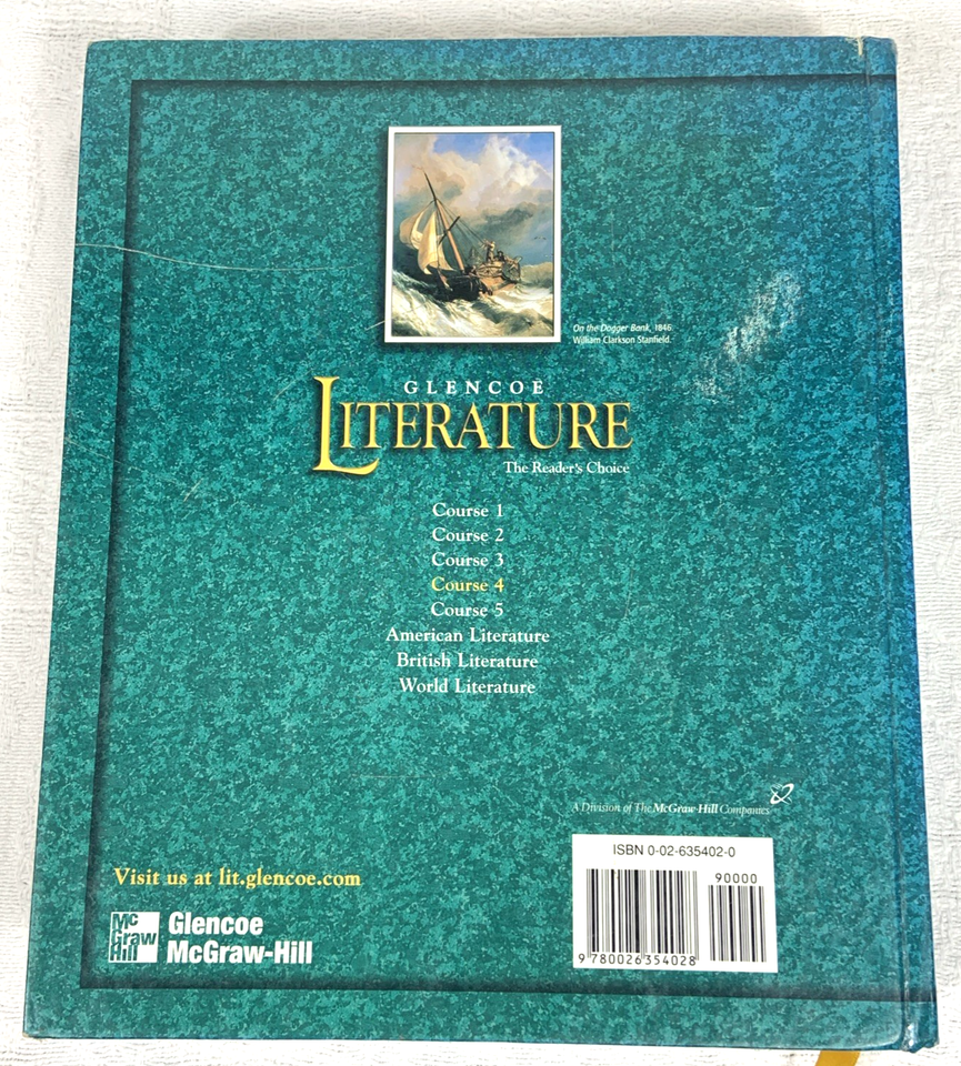 Glencoe Literature Teacher Course 4 Wraparound Edition Hardcover ...