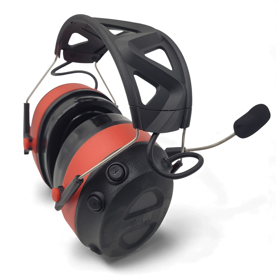 3M Pro-Comms Electronic Bluetooth Earmuffs – Noise Cancelling Mic, NRR ...