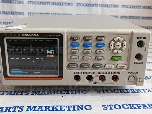 Gwinstek GOM-804 GOM804 DC Milliohm Meter 30 Days Warranty Expedited ...