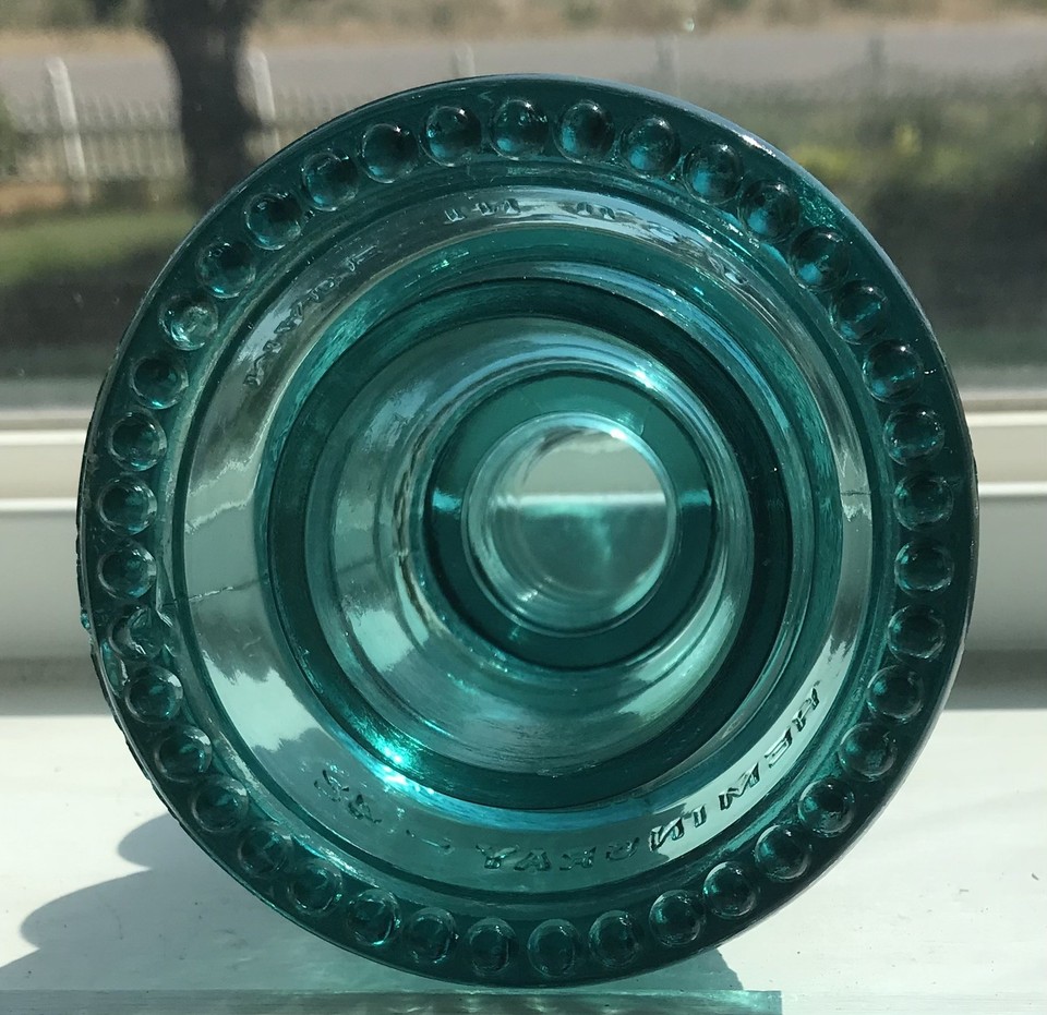 A BEAUTIFUL Pair Of Glass Insulators | eBay