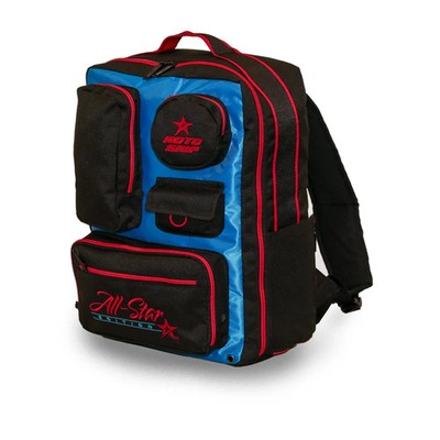 Roto Grip Topliner Backpack Competitor Series Black/Red/Blue | eBay