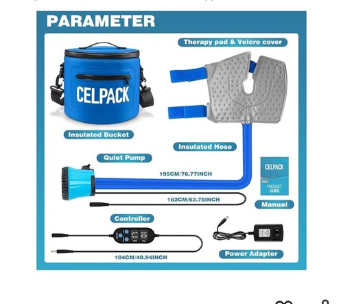 Portable Ice Therapy Machine for Post-Operative Recovery, Sports ...
