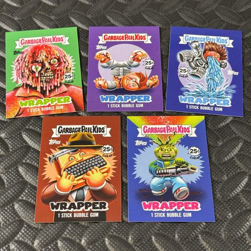 GARBAGE PAIL KIDS INTERGOOLACTIC MAYHEM WAVE 2 COMPLETE WRAPPER CARD ...