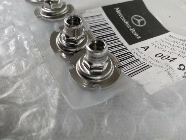 MERCEDES-BENZ 0049900050 GENUINE OEM WHEELHOUSE LINER NUT for sale ...