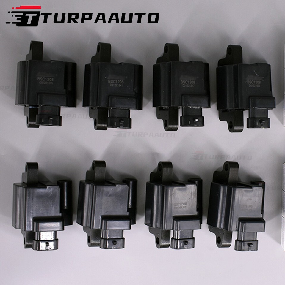 8PCS ACDelco High Ignition Coils For Chevy 4.8L 5.3L 6.0L UF271 D581 ...
