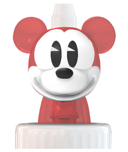 CLASSIC MICKEY MOUSE, CLEAR SERIES RED; Good 2 Grow Spouts Topper ...