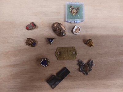 Vintage Military Pins WW2 Can Opener Kops Service Awards Old Antique ...