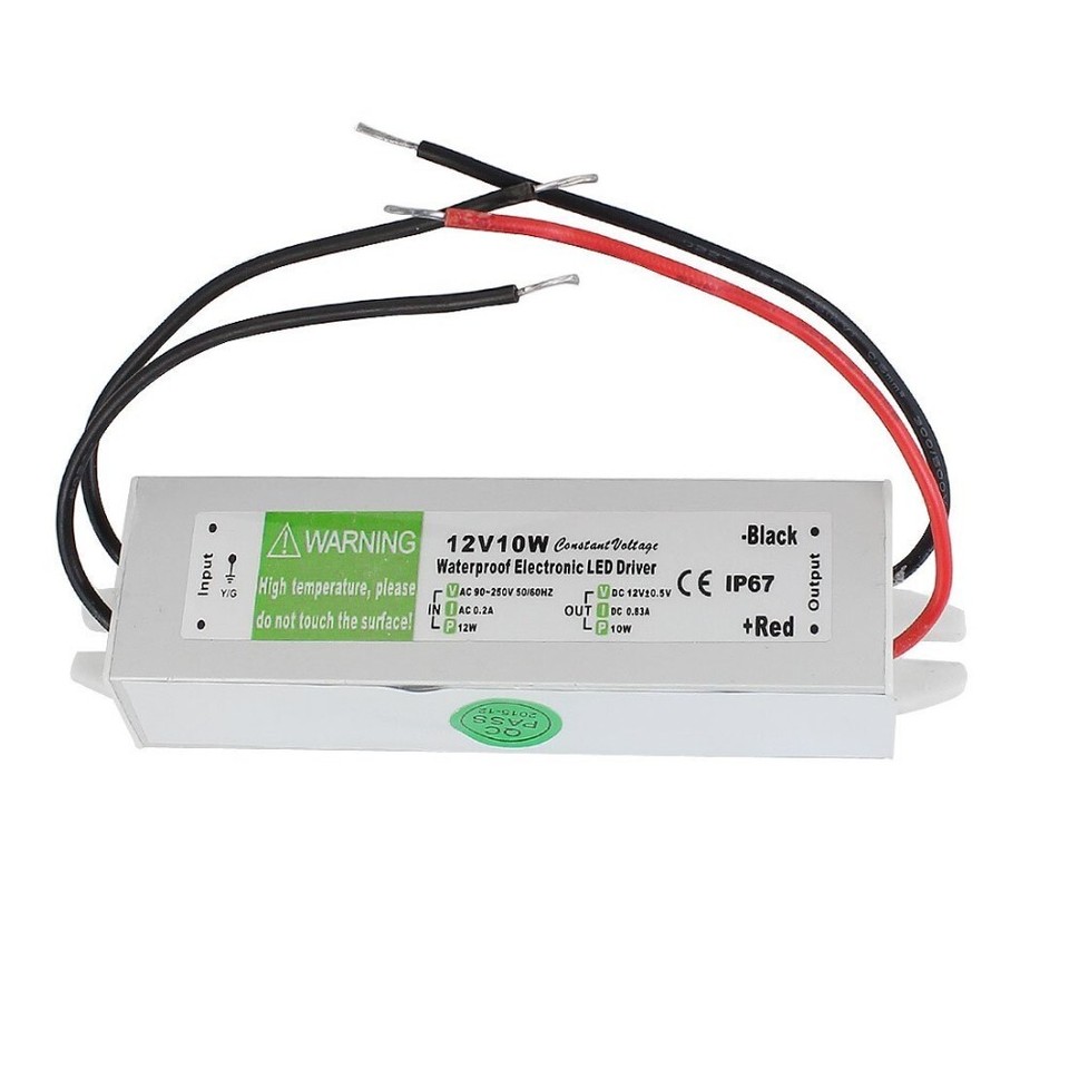 LED Driver Power Supply Transformer 240V - DC 12V IP20 / IP67 LED ...