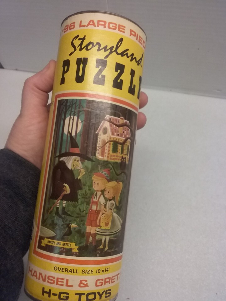 VTG H-G TOYS STORYLAND PUZZLE #427 HANSEL & GRETEL 96 PIECE PUZZLE 10 X ...
