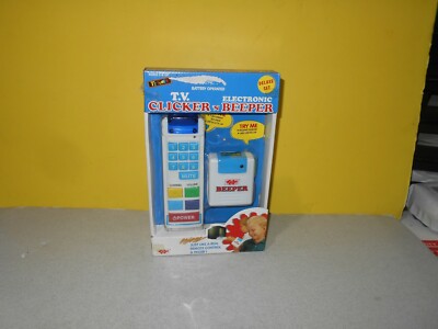 Vintage New TV Clicker & Electronic Beeper Toy Deluxe Set By 200 TOY ...