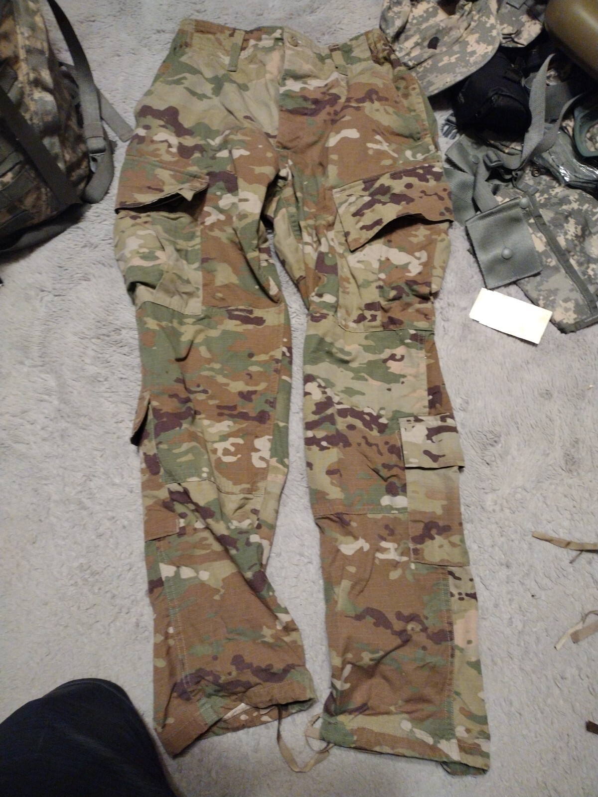 US Military Issue Female Army OCP Camo Combat Pants Trousers Size 28 ...