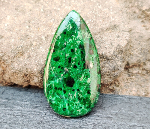 Natural Maw Sit Sit Jade Cab High Chromium Jadeite Jade-Albite Gemstone ...