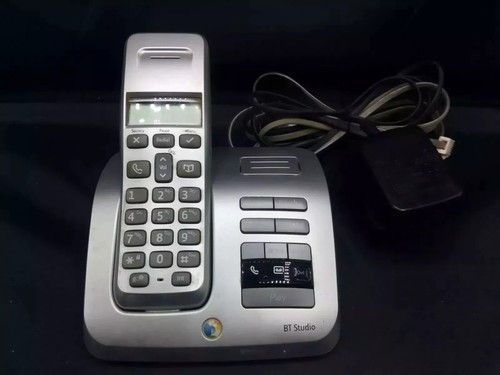 BT Studio 3500 Silver Digital Cordless Telephone Answerphone Base ...