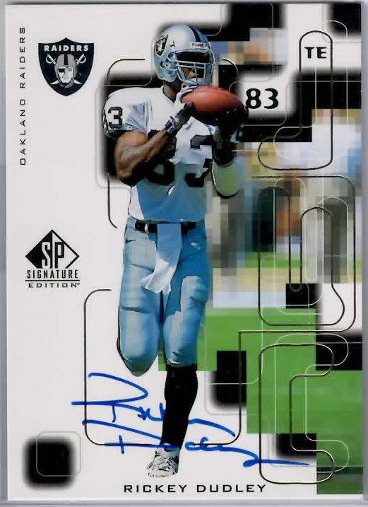 Rickey Dudley 1999 Upper Deck SP Signature Autograph Gold Foil 1:7788 ...
