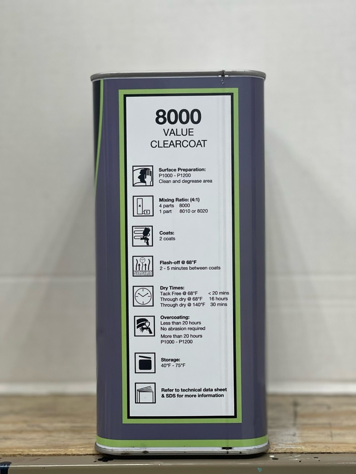 GM/Chevy WA382E/ 382e/U382E Pewter Metallic Basecoat paint with Gallon ...