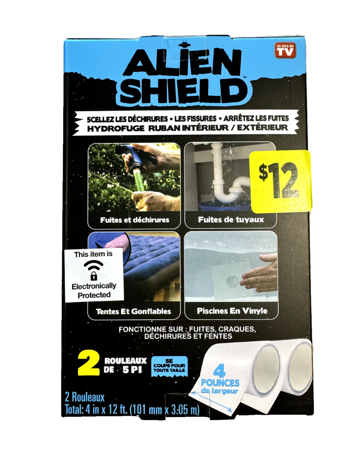 (2 Pack)Alien Shield Waterproof Adhesive Sealing Tape Indoor & Outdoor ...