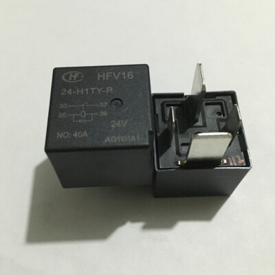 10PCS HONGFA HFV16-24-H1TY-R Power Relay 24VDC 4 Pin 40A | eBay