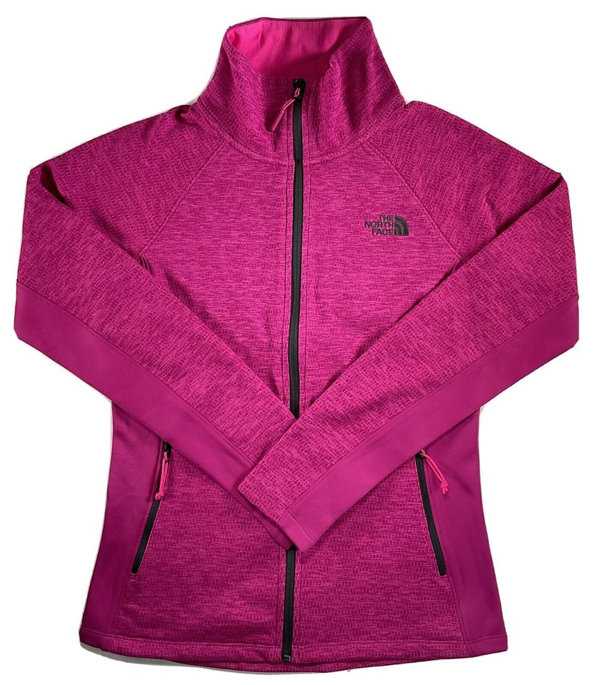 The North Face Jacket Arcata Full Zip Midweight Heather Fleece Coat ...